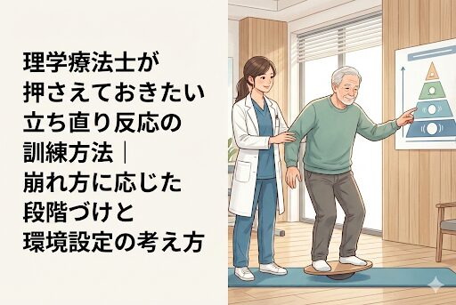 理学療法士が押さえておきたい立ち直り反応の訓練方法｜崩れ方に応じた段階づけと臨床アプローチ | 理学療法士の働き方スタイル